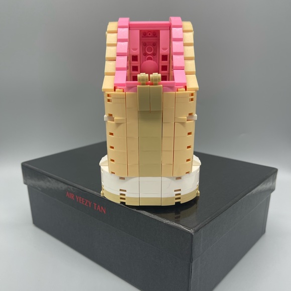 Kick Brick | Toys | Completed Nike Air Yeezy Tan Net Kick Brick Set ...